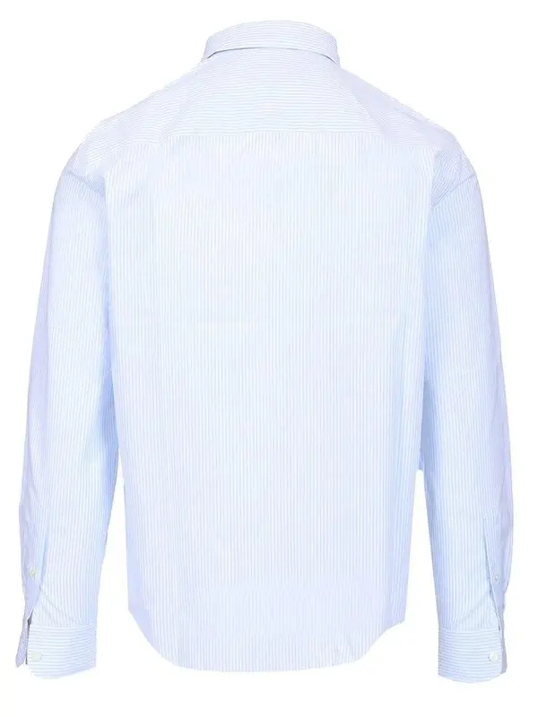 AMI Paris Striped Shirt - Blue