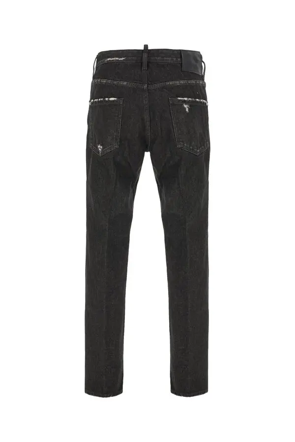 Dsquared2 Distressed Straight Leg Jeans - Multicolor