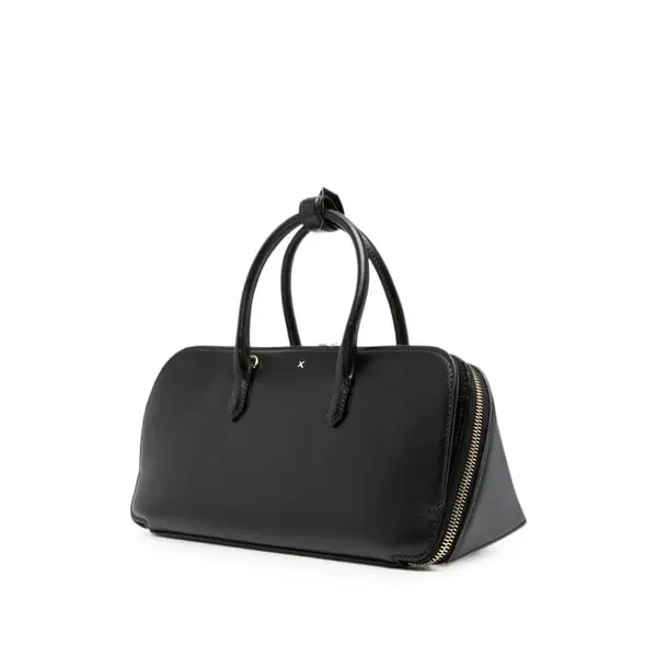 Alaïa Smooth Calf Leather Tote Bag - Black