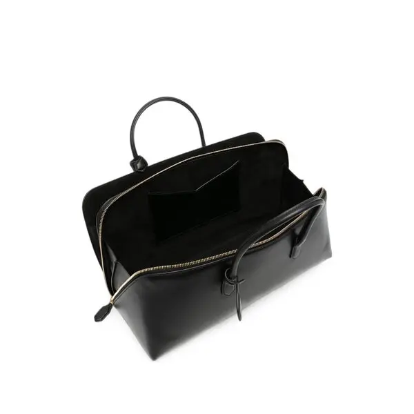 Alaïa Calf Leather Tote Bag - Black