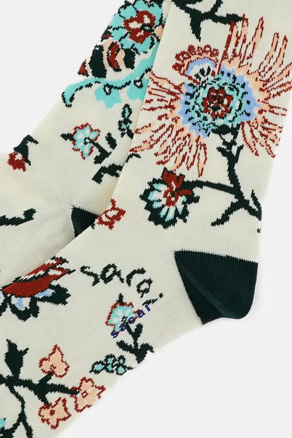 Sacai Floral Socks - Multicolor