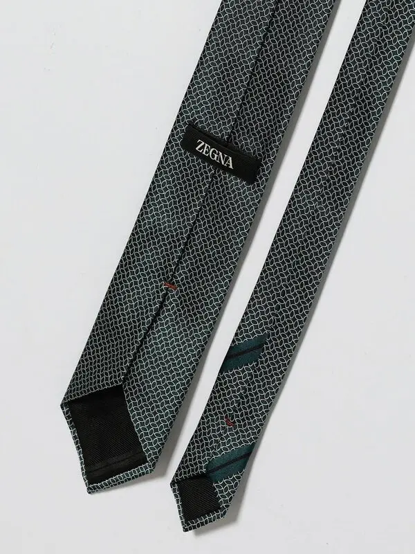 Zegna Jacquard Silk Tie