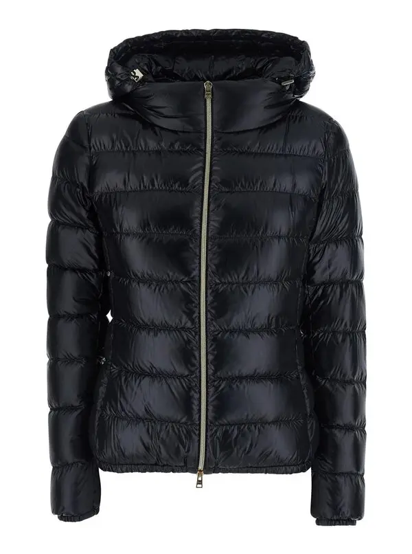 Herno Giada' Down Jacket With Removable Hood In Tech Fabric For - Black
