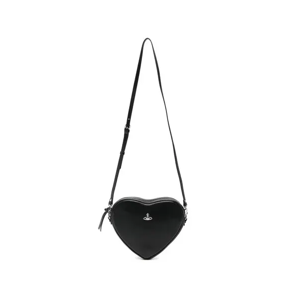 VIVIENNE WESTWOOD Calf Leather Cross Body Bag - Black