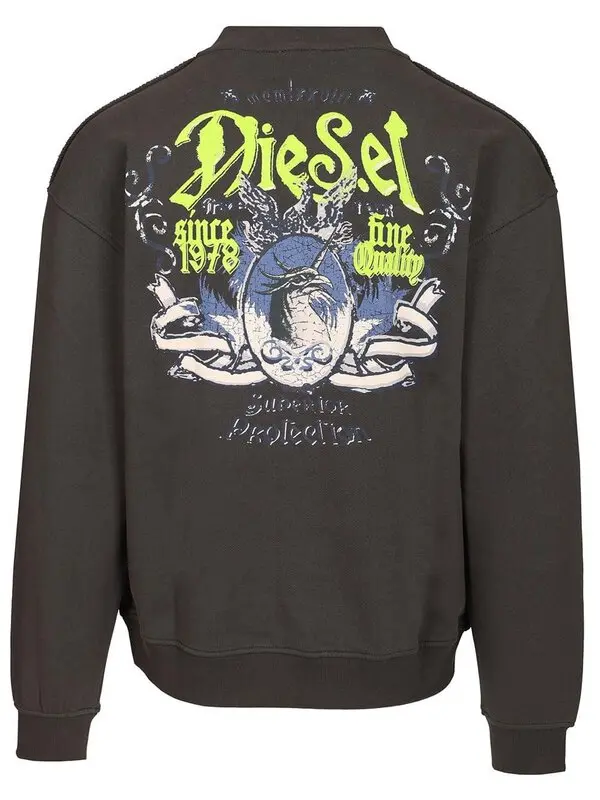 DIESEL® S-boxt-aa2 Sweatshirt - Black