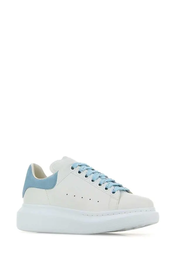 Alexander McQueen Leather Sneakers - White