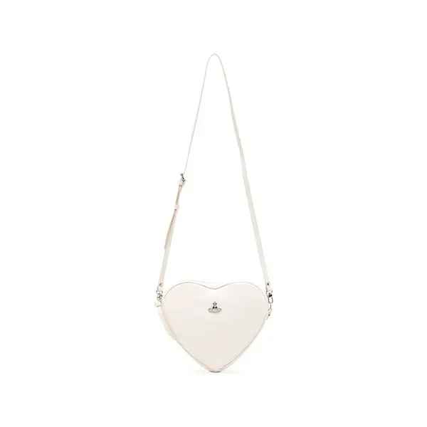 VIVIENNE WESTWOOD Calf Leather Tote Bag - White