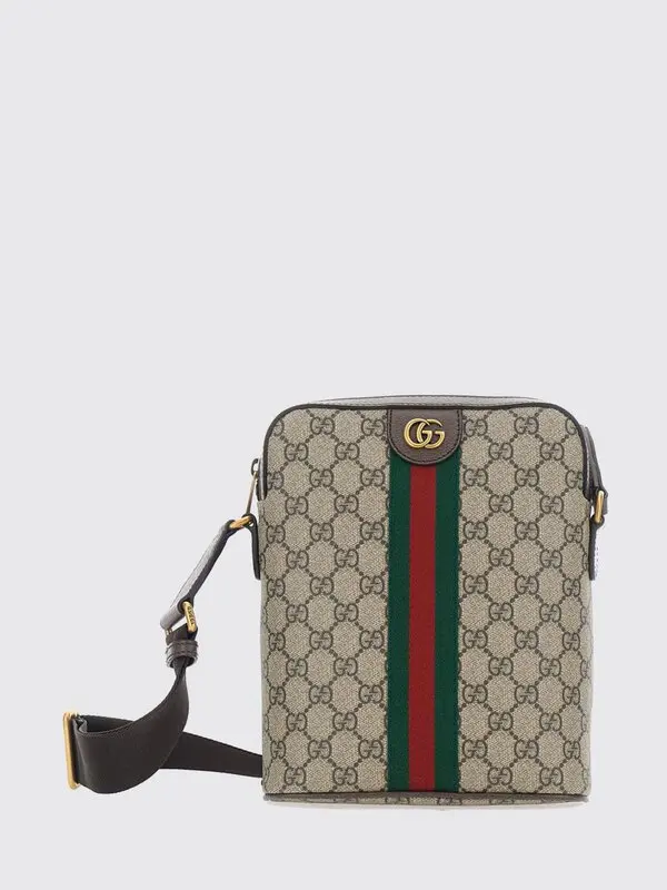 Gucci Ophidia Gg Supreme Canvas Shoulder Bag - Cream