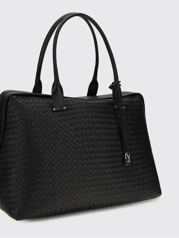 Bottega Veneta Vaporetto Bag In Woven Leather