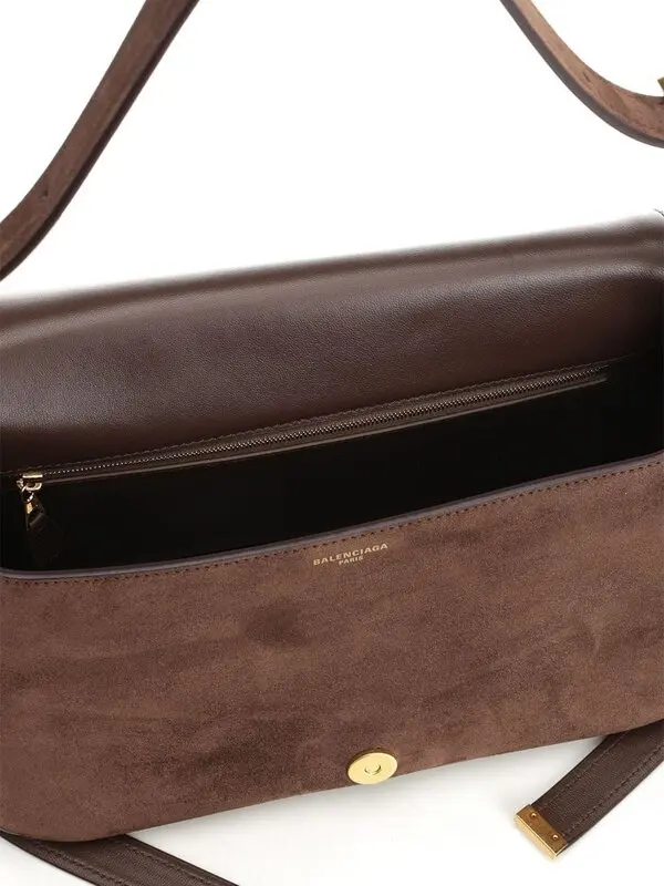 Balenciaga Medium Clicca Bag - Brown