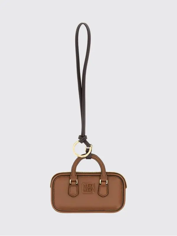 Miu Miu Arcadie Leather Keychain