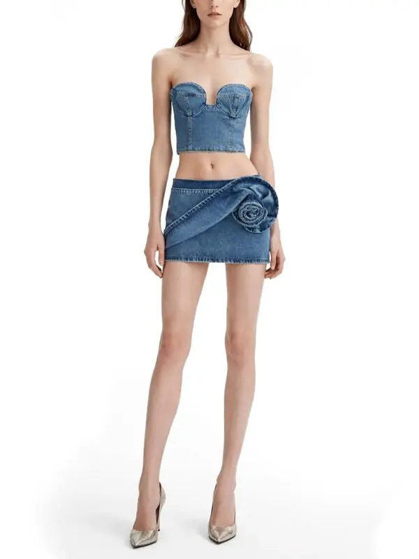 Magda Butrym Denim Miniskirt
