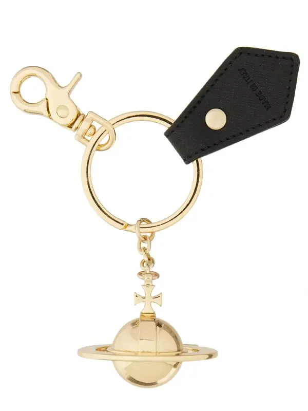 VIVIENNE WESTWOOD 3d Orb Keychain - Black