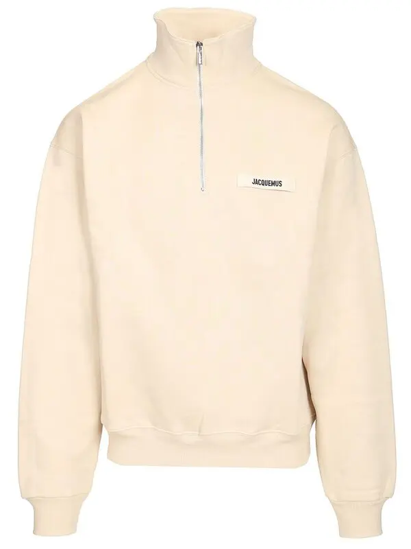 Jacquemus Gros Grain Sweatshirt - Cream