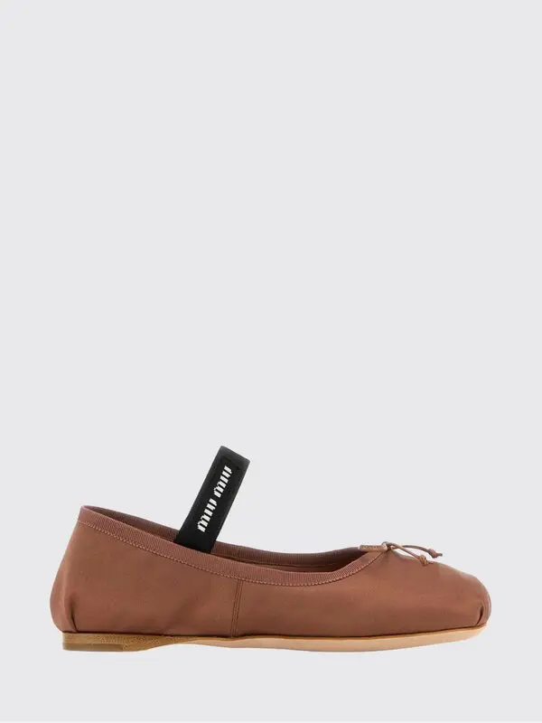 Miu Miu Ballet Flat - Brown