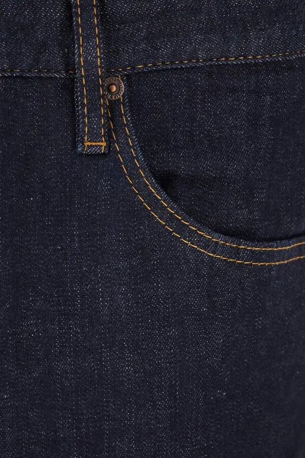 Dsquared2 Straight Leg Dark Wash Jeans - Multicolor