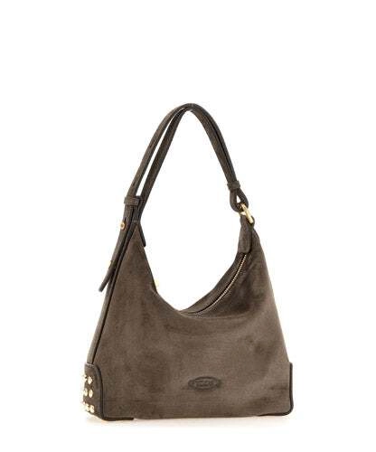 TOD'S Gmt Sacca Mini Metal Dots In Suede Bag - Multicolor