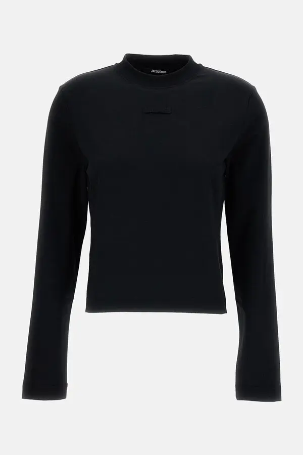 Jacquemus Long Sleeved Gros Grain T-shirt - Multicolor