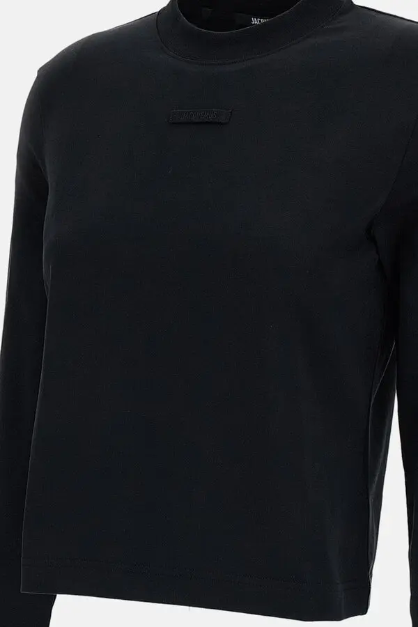 Jacquemus Long-sleeved Grosgrain T-shirt - Multicolor