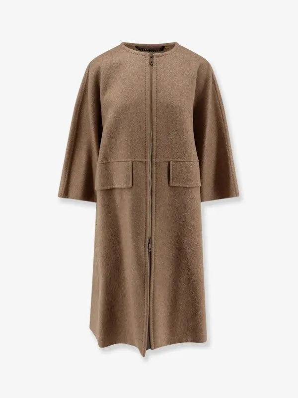 Max Mara Amour Cashmere Coat - Cream
