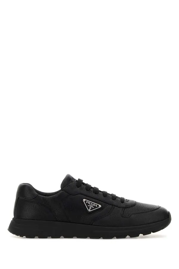 Prada Leather Prax 2.0 Sneakers - Black