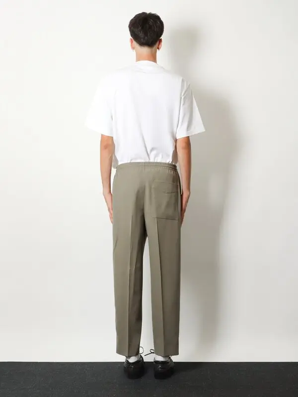 Bottega Veneta Light Wool Trousers With Drawstring