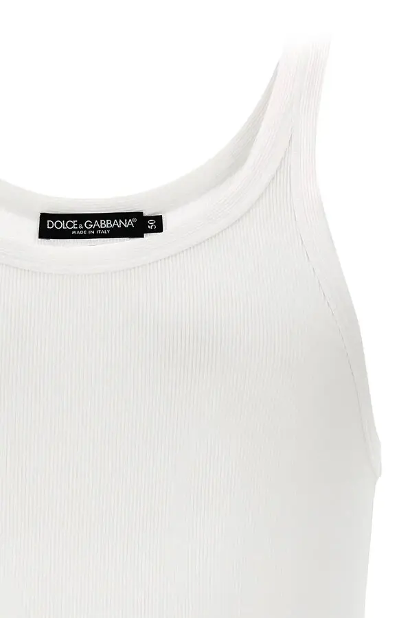 Dolce & Gabbana Ribbed Tank Top