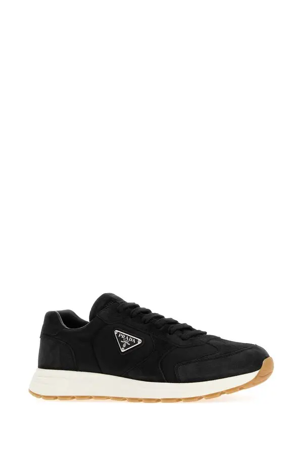 Prada Re-nylon And Suede Sneakers