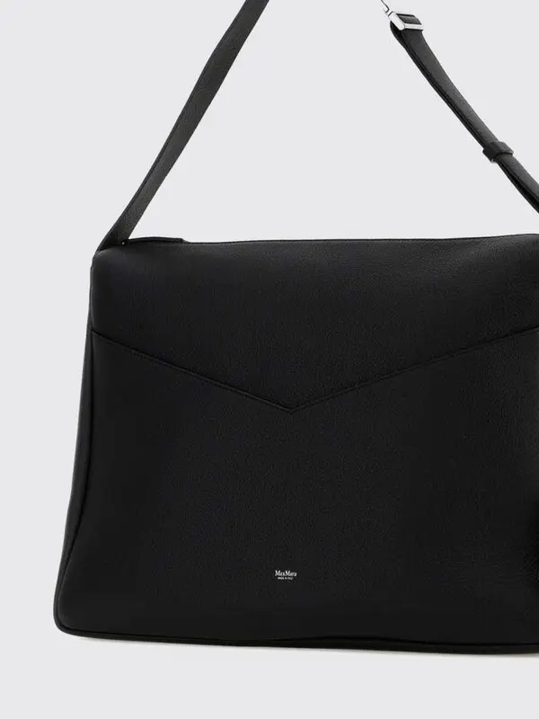 Max Mara Leather Kipperl Bag - Black