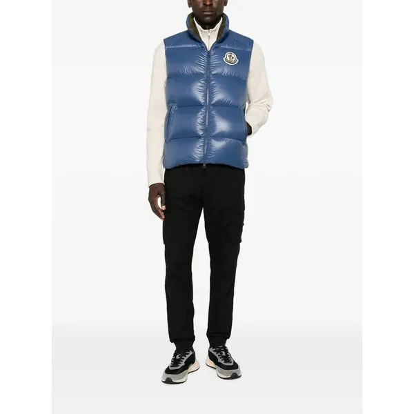 Moncler Quilted Down Vest - Blue