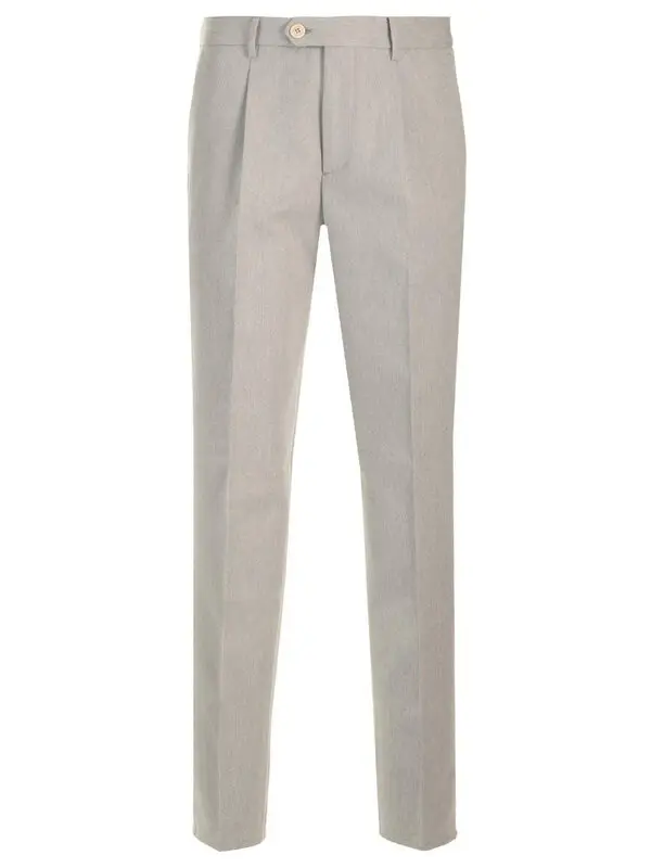 Brunello Cucinelli Leisure Fit Trousers - Gray