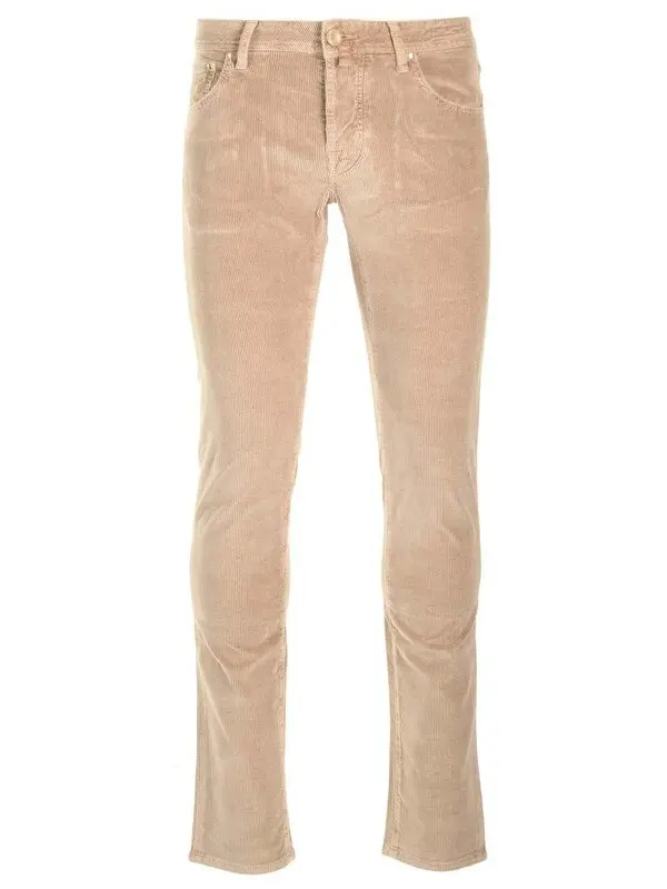Jacob Cohen Nick Slim Trousers - Cream