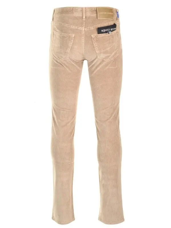 Jacob Cohen Nick Slim Trousers - Cream