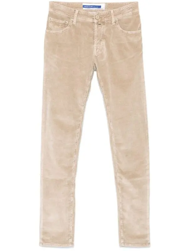Jacob Cohen Nick Slim Trousers - Cream