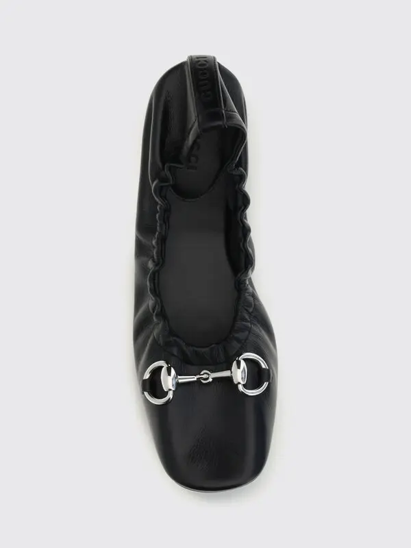 Gucci Leather Ballet Flat