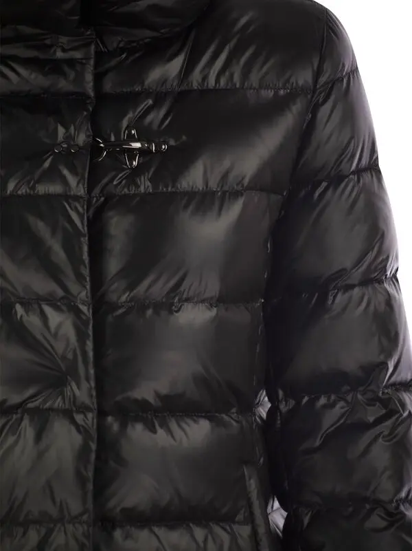 FAY Long Down Jacket With Hook