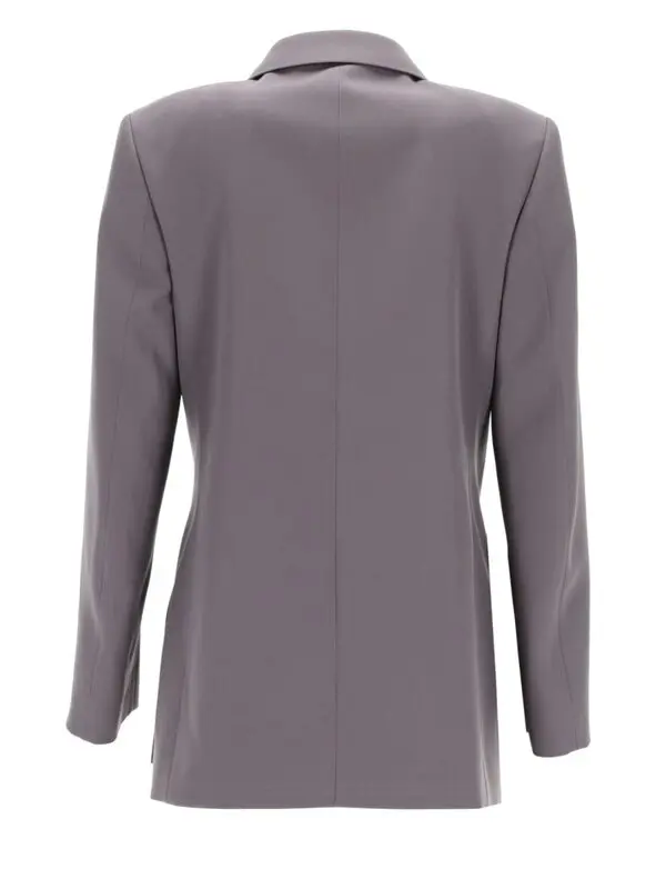 JIL SANDER Double-breasted Wool Jacket - Gray