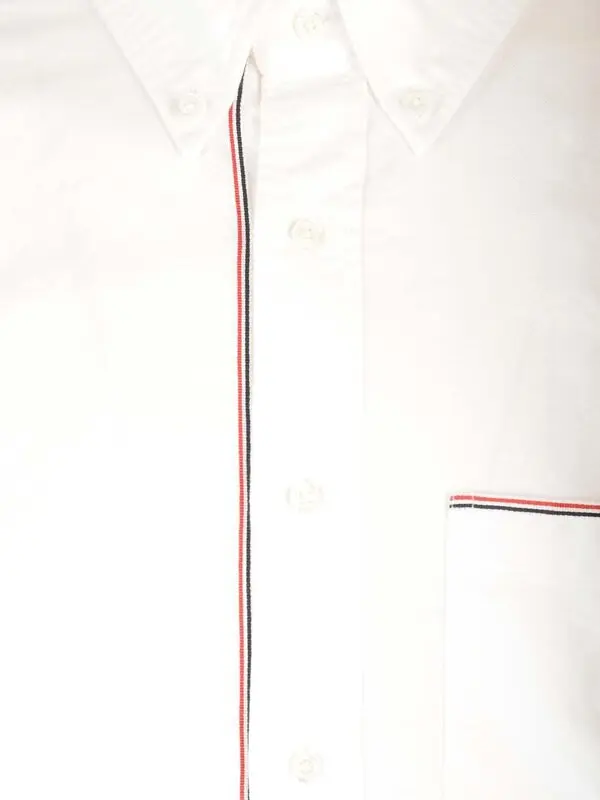 Thom Browne Oxford Framing Shirt - White