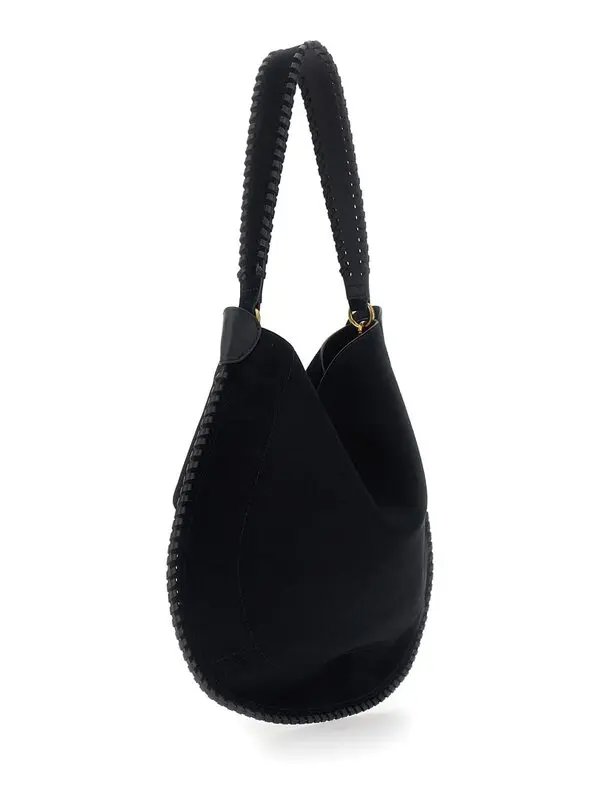 Isabel Marant Étoile Oskan Suede Shoulder Bag - Black