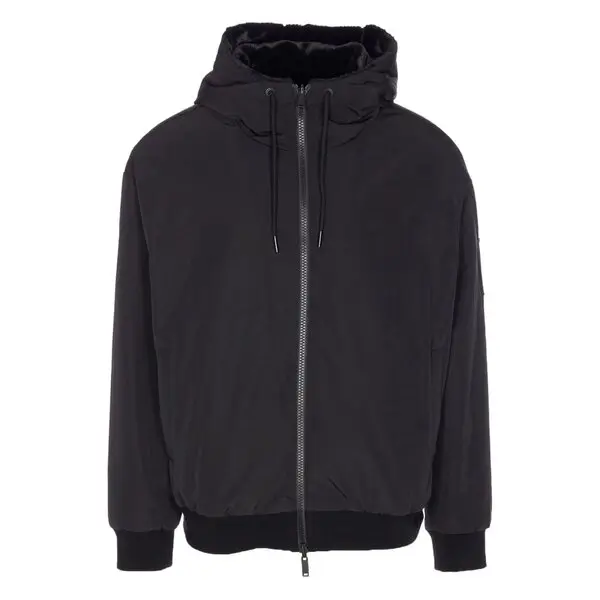 Moose Knuckles Reversible Hooded Jacket - Black