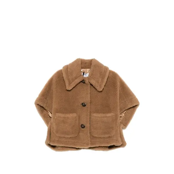 Max Mara Neutrals Jackets Capes & Ponchos - Cream