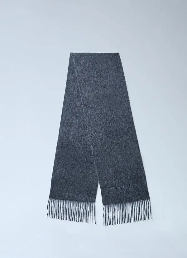 Acne Studios Logo Wool Scarf