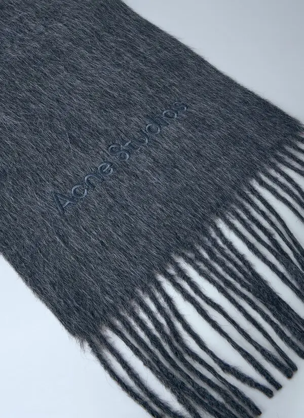 Acne Studios Logo Wool Scarf
