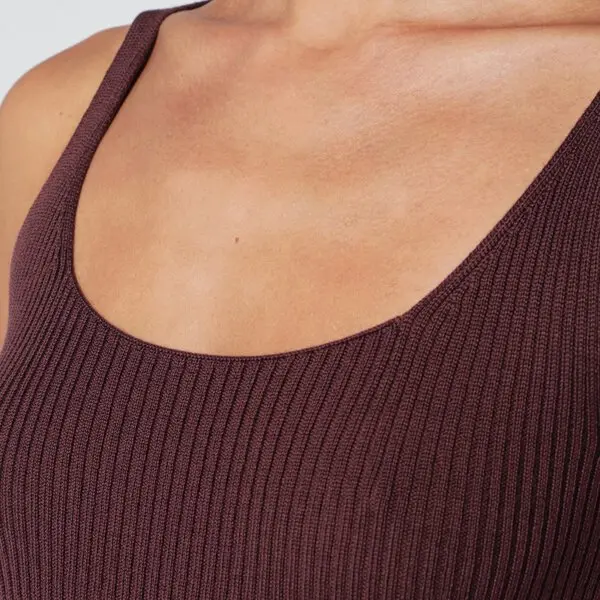 ROBERTO COLLINA Wool Tank Top - Purple