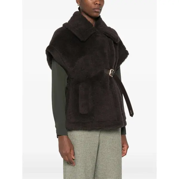 Max Mara Faux Fur & Shearling Jacket