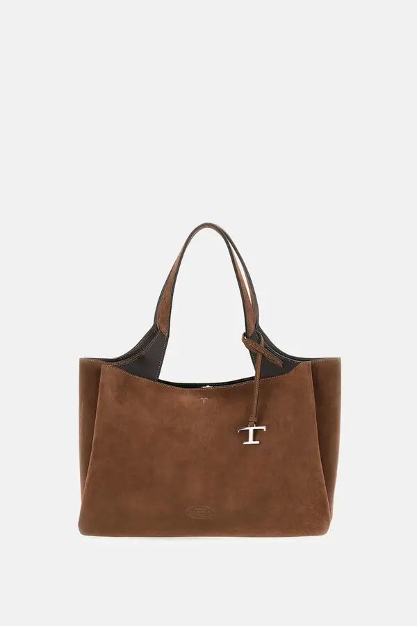 TOD'S Medium Apa Double Handle Bag With Pendant - Multicolor