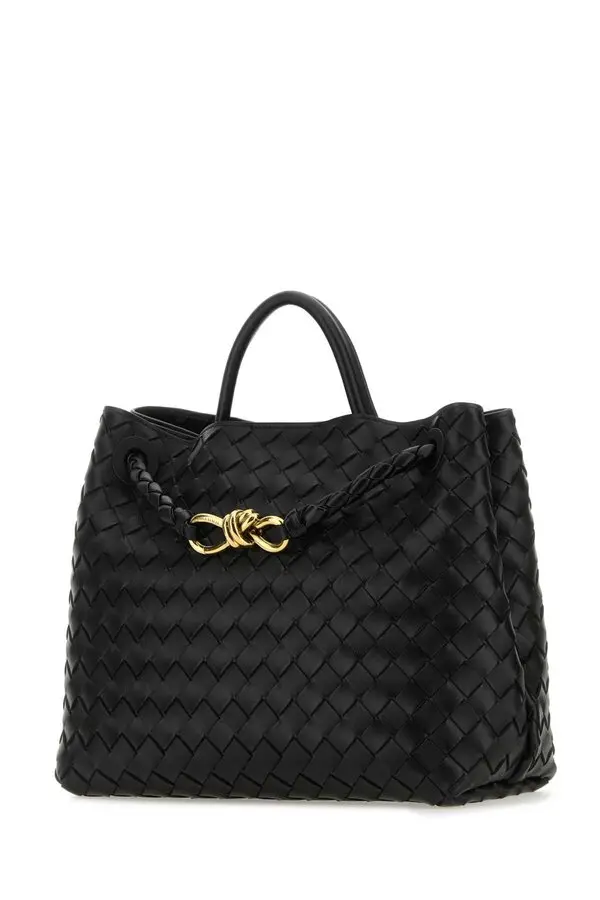 Bottega Veneta Leather Andiamo Medium Handbag