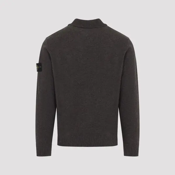 Stone Island Polo Knitwear - Gray