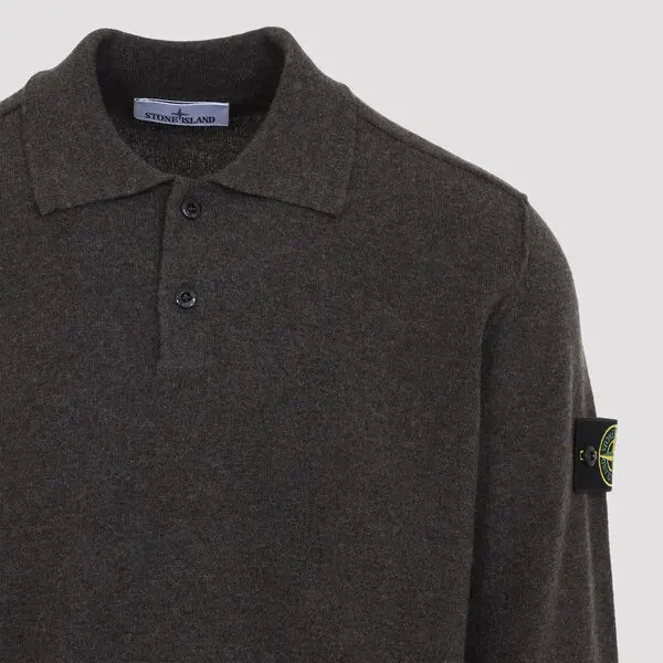 Stone Island Polo Knitwear - Gray