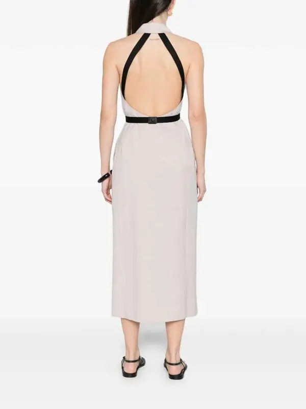 Max Mara Collared Midi Dress - Brown